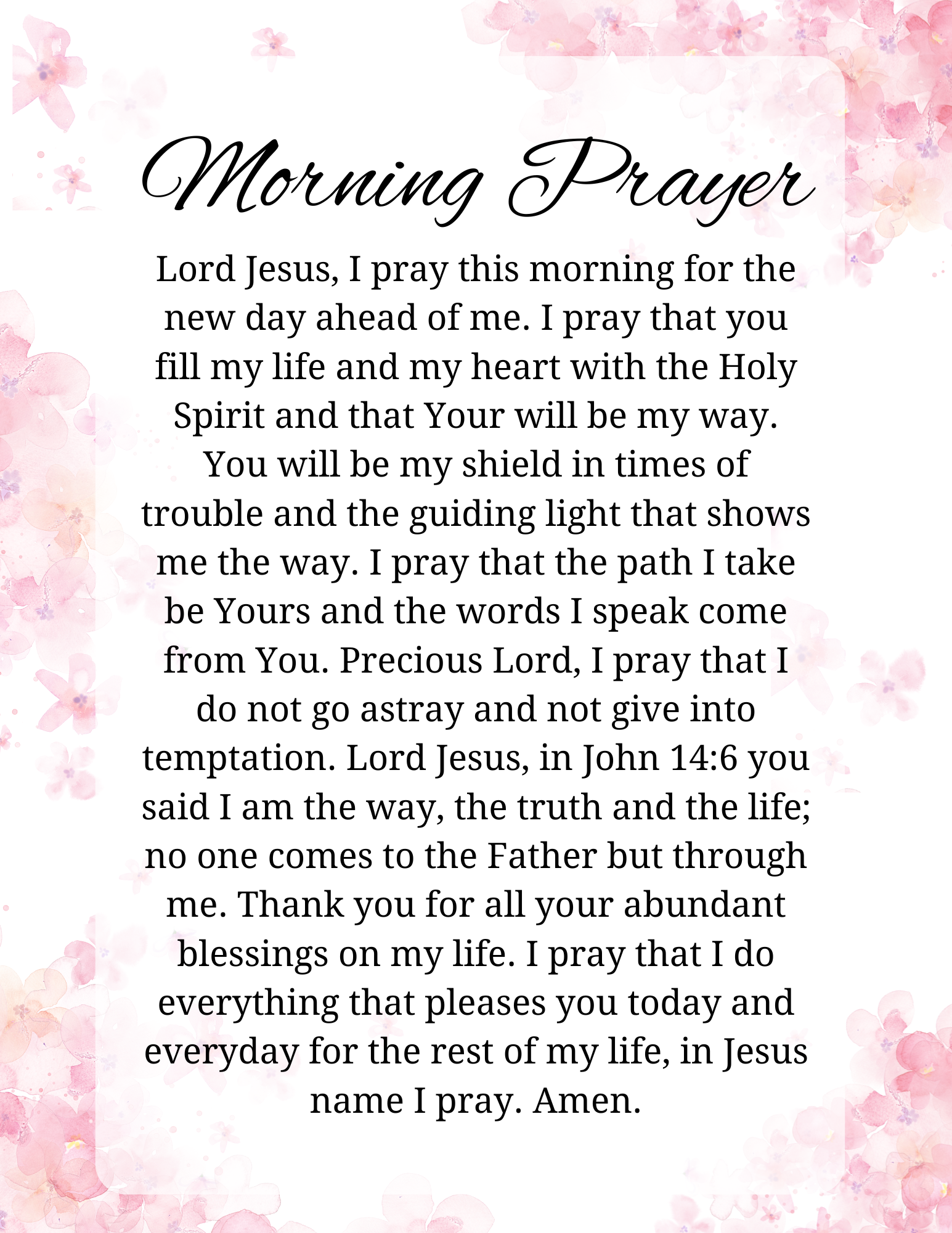 Powerful Short Morning Prayers of Worship - Lift Your Name